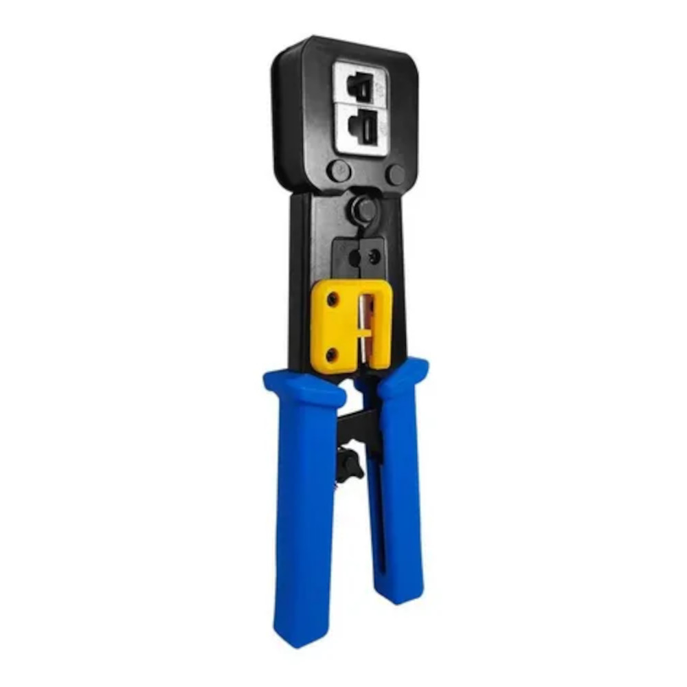 Alicate para Crimpar Conector Lan RJ45 Cat5 Cat6 Ez-Crimp | Infoguia.rio.br
